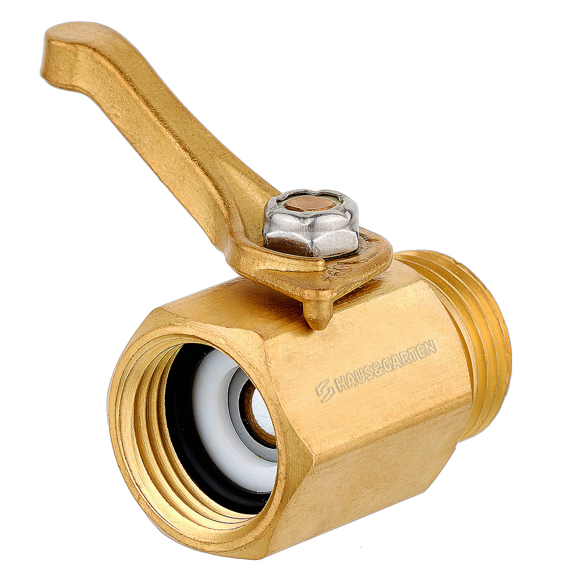 Heavy-Duty Brass Shut Off Valve - Haus & Garten®